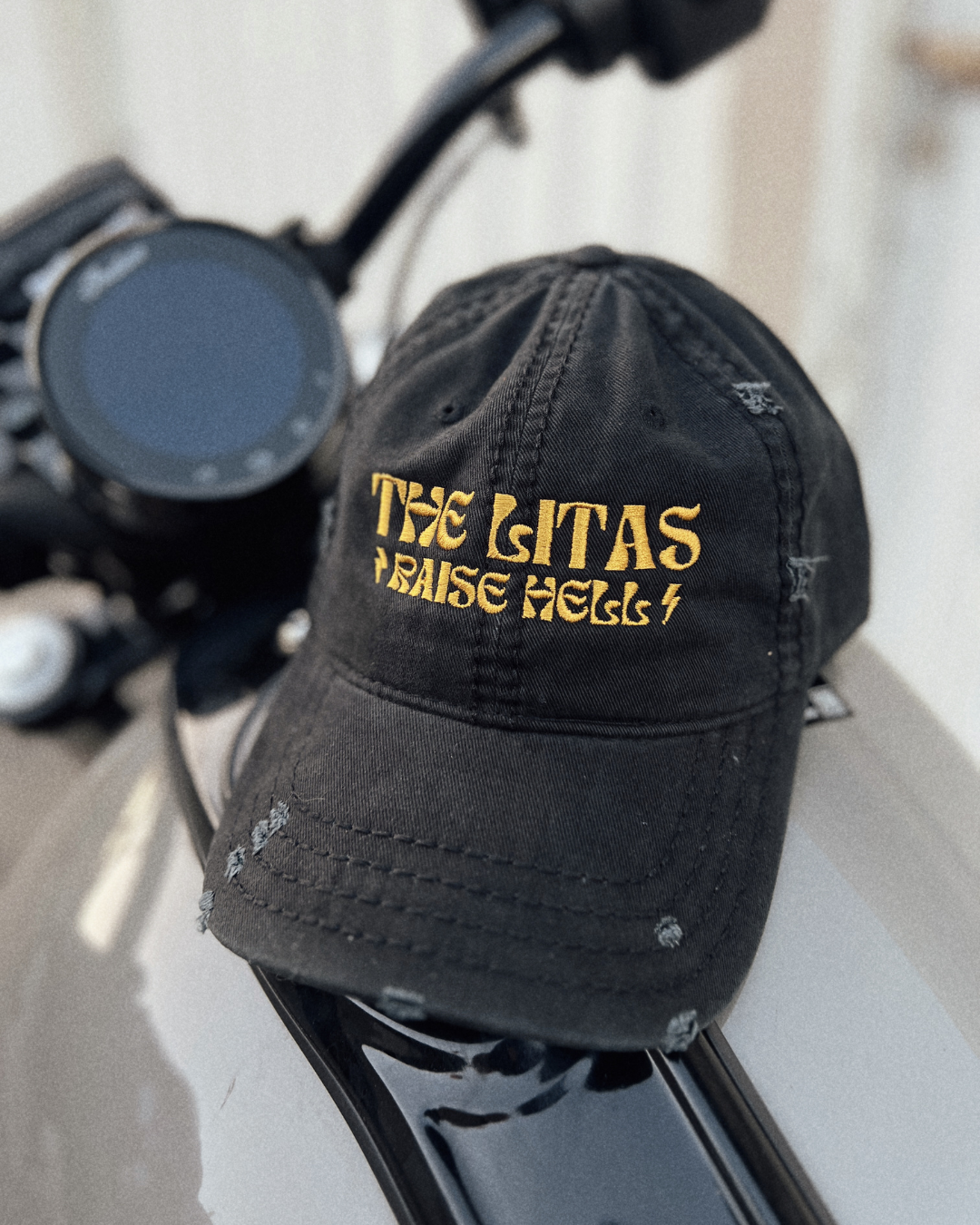 Raise Hell Retro Dad Hat – The Litas